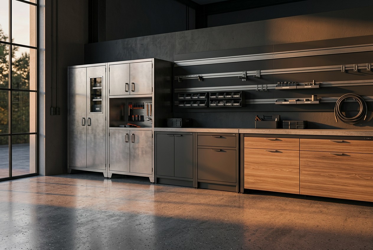 Best Garage Cabinets Compared: Metal, Plastic, and Wood (2026) | The ...