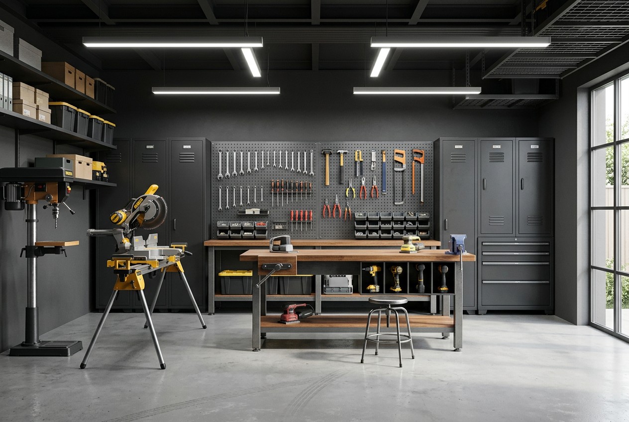 Workshop Lighting Guide: Best Options for Garages (2026) | The Tool Scout